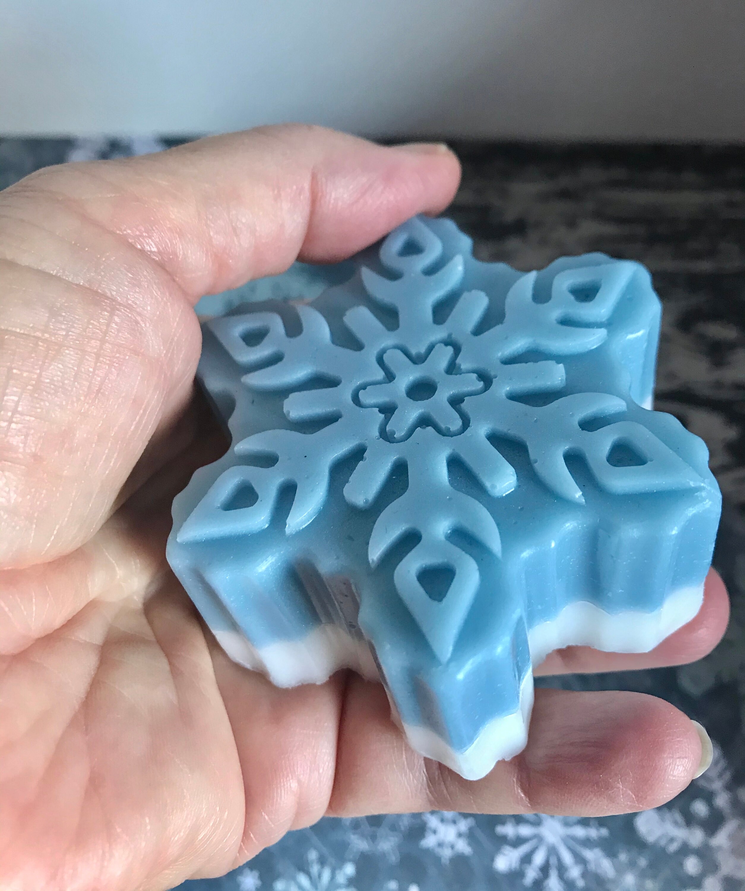Snowflake Soap, Snowflake Soaps Gift Set, Christmas Soap, Christmas ...