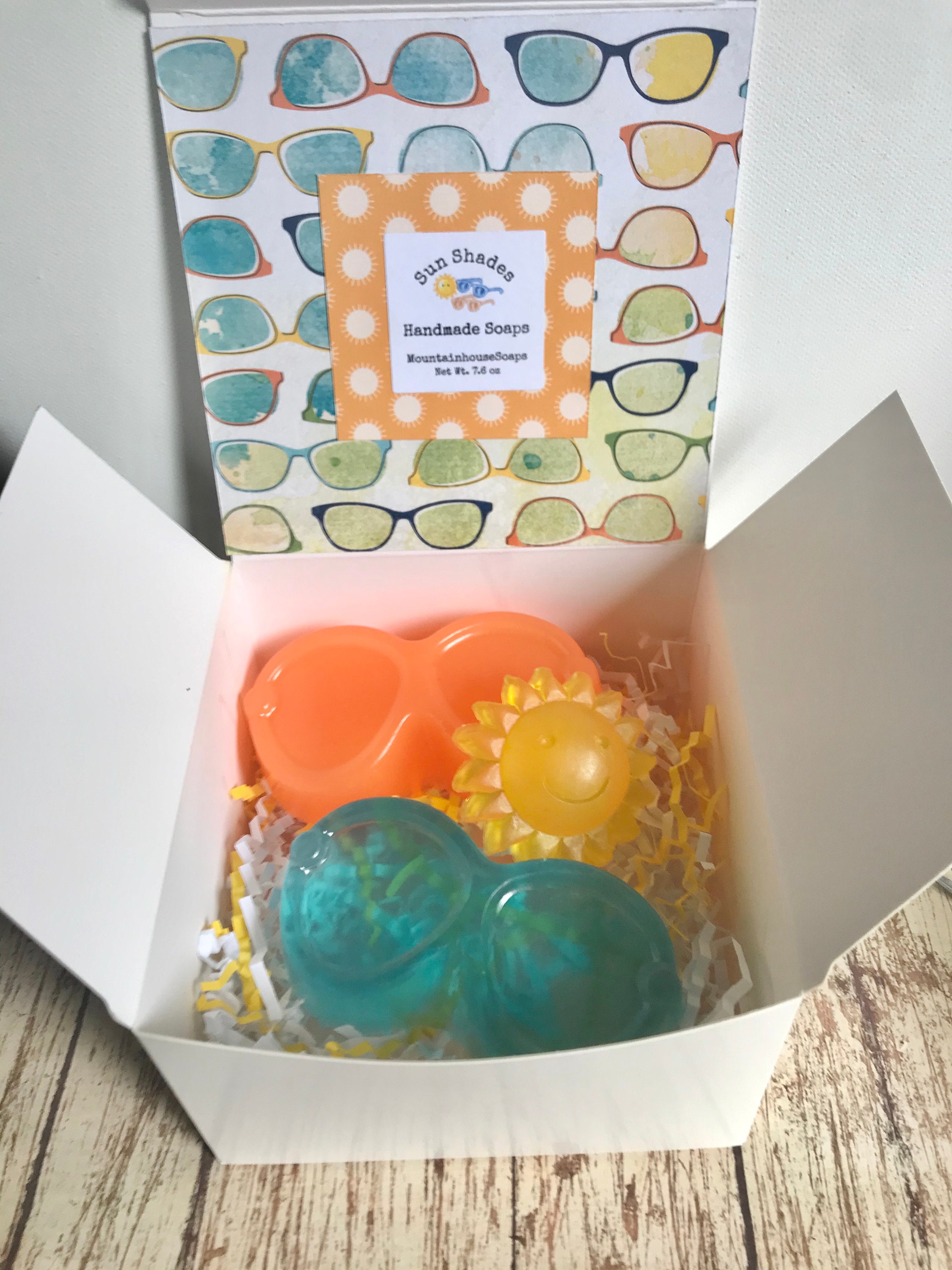 Summer Soap, Sun and Sunglasses Soap, Christmas Soap Gift, Retirement ...