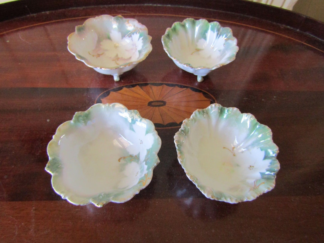 Prussian Porcelain Salt Dishes, Antique Salts, Vintage Tableware ...
