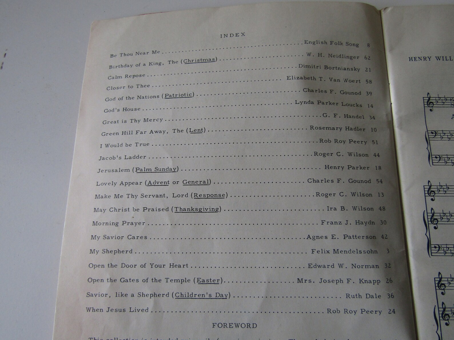 Unison Choir Sheet Music Book - Etsy