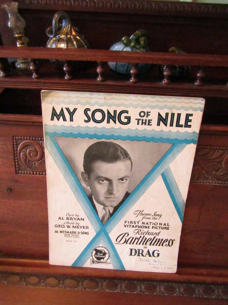My Song of the Nile Sheet Music - Etsy