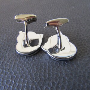 Sterling PD Man Cufflinks, British Sterling Silver Cuff Links, P D Man ...