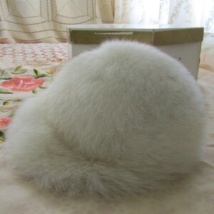 White Fox Fur Hat - Etsy