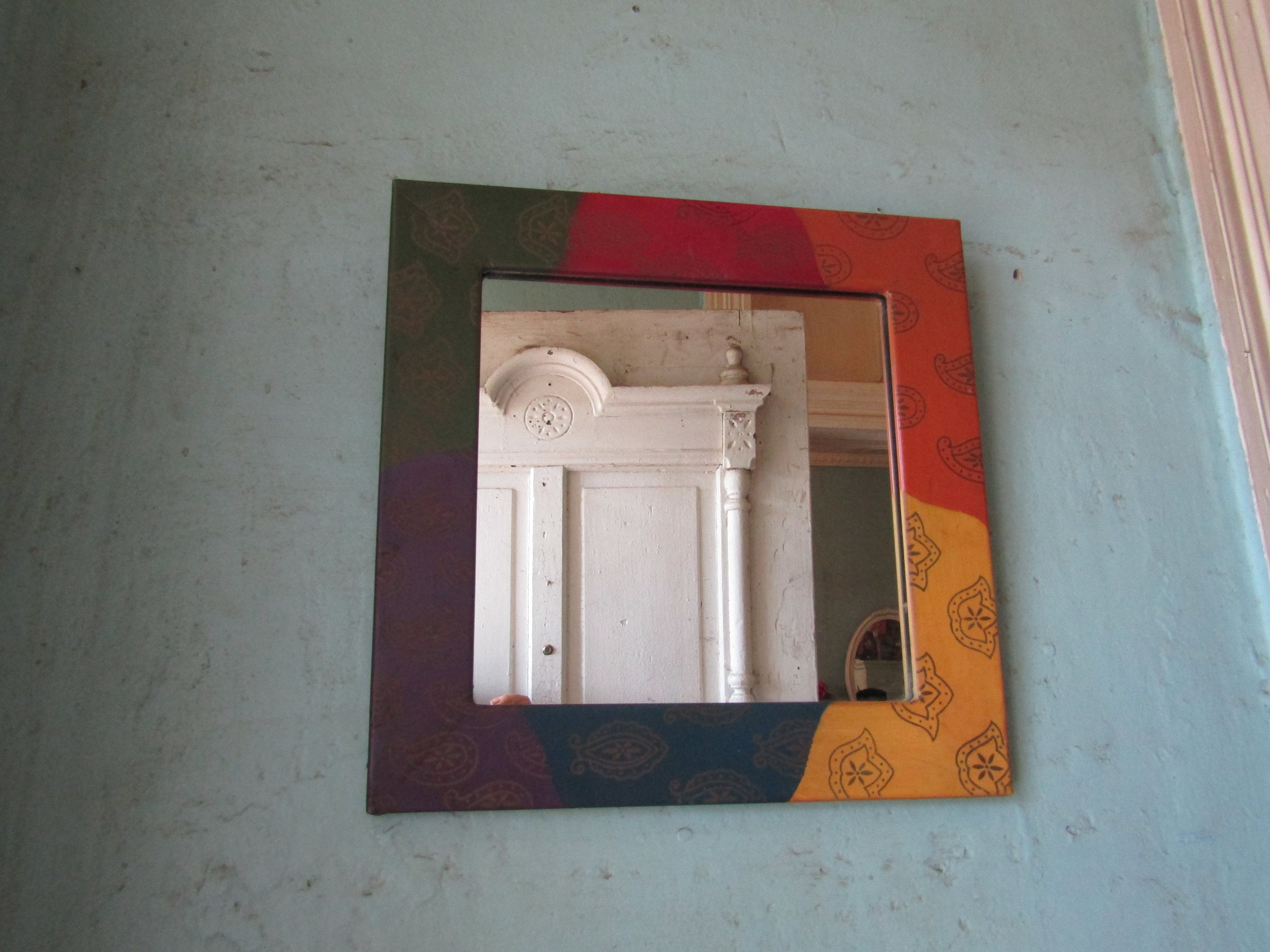 Hippie Mirror Pier One Imports Mirror Indian Mirror Tin - Etsy