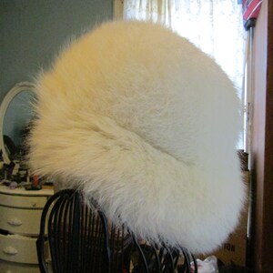 White Fox Fur Hat - Etsy