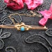 Antique Gold Bar Pin - Etsy