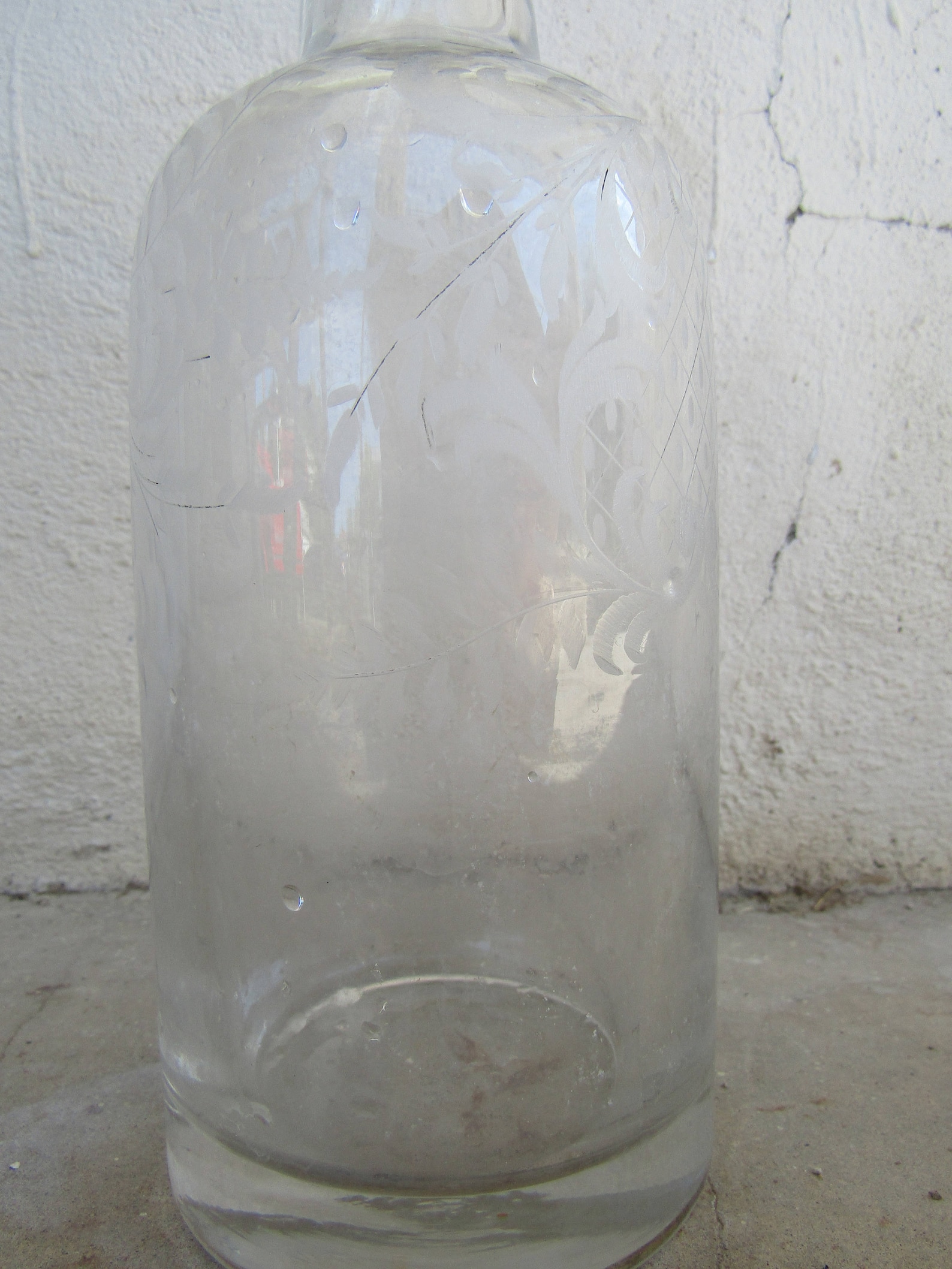 Silver & Glass Bottle - Etsy