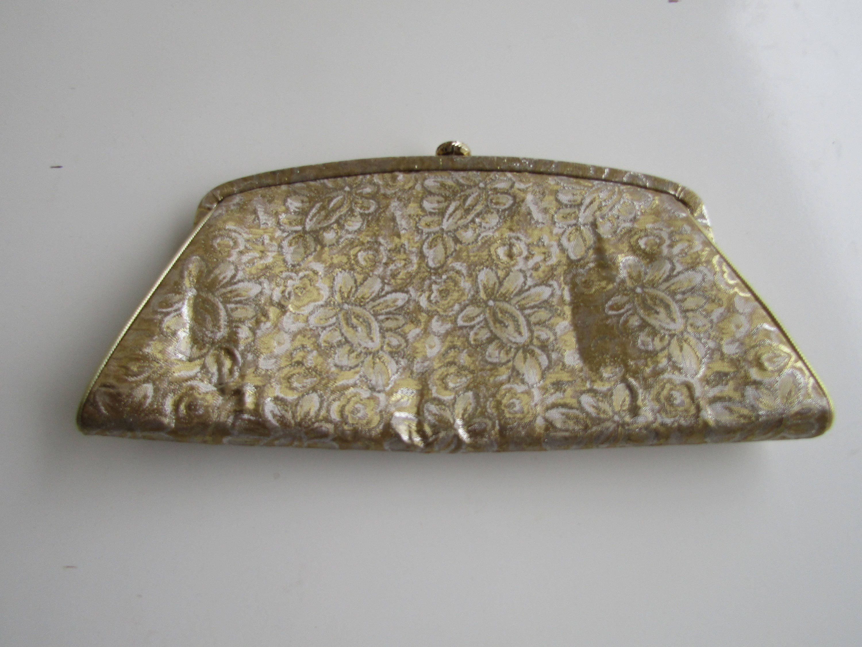 Gold Brocade Purse - Etsy