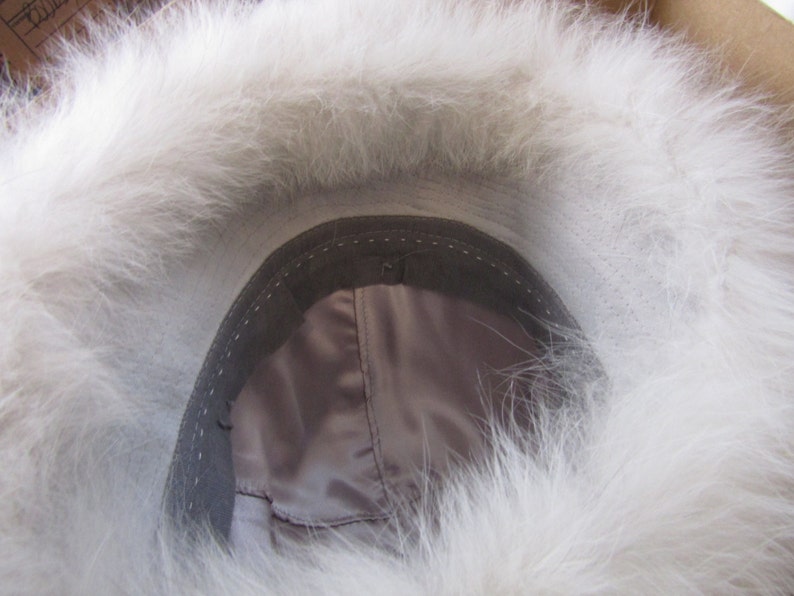 White Fox Fur Hat | Etsy