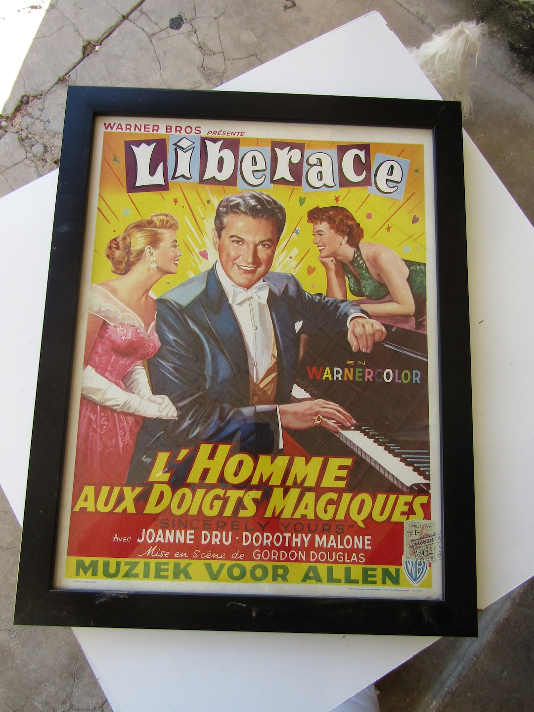 Belgian Liberace Poster, Vintage Posters, 1950's Posters, Vintage ...