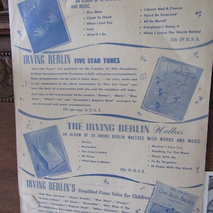 Just a Blue Serge Suit Sheet Music - Etsy