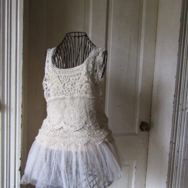 Crochet Tulle Dress Pattern - Etsy