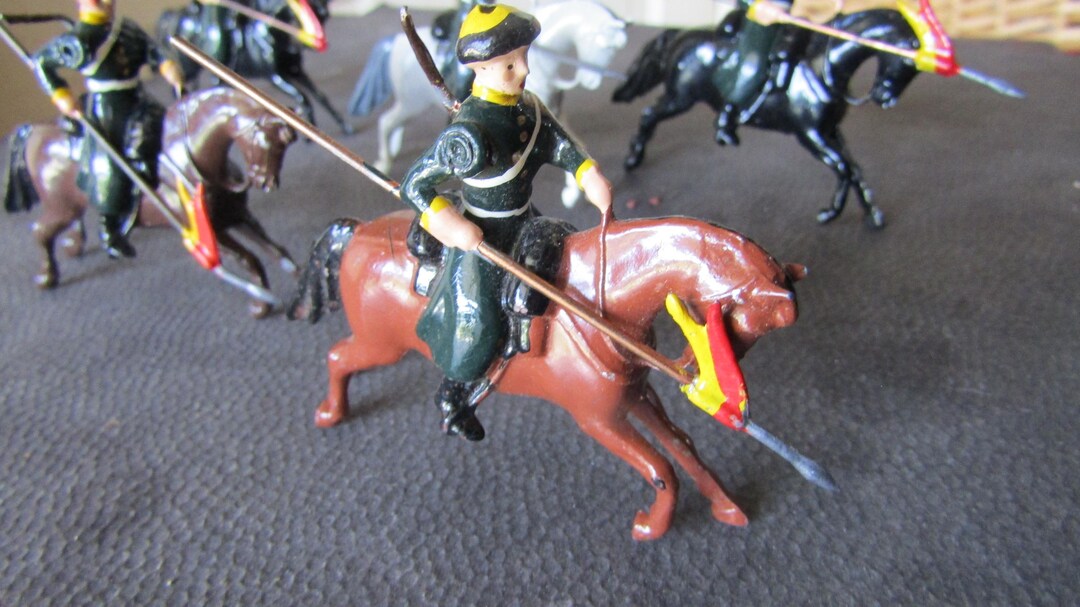 Britains Russian Mounted Cossack Soldier Set, Antique Toy Soldiers ...