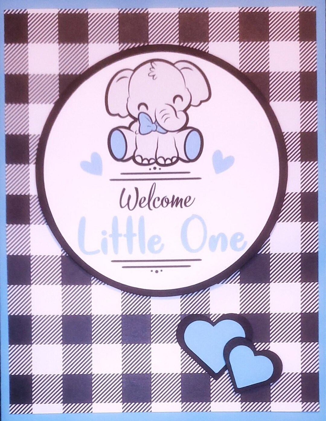 Baby Card Making Kit, DIY Baby Shower Card Kit, Handmade Baby Card ...