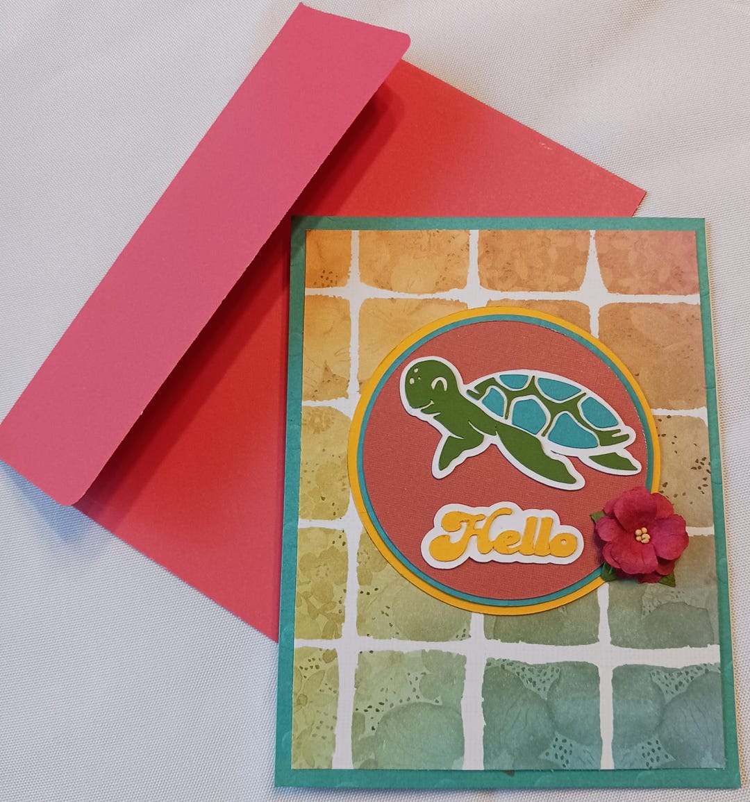 Tropical Sea Turtle Watercolor Card Kit DIY Handmade Greeting Cards ...
