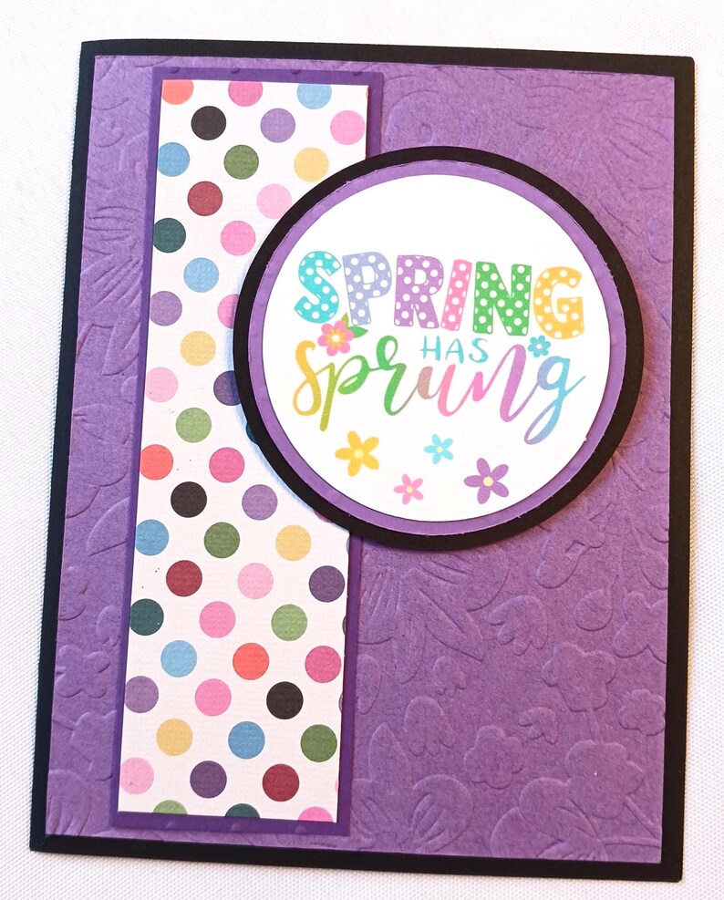 Polka Dot Greeting Card Kit DIY Handmade All Occasion Cards (6 Cards ...