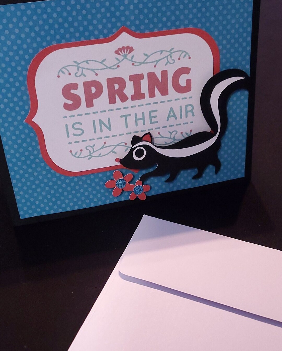 Stinkin' Cute Card Making Kit, DIY Spring Card Kit, Greeting Card Kit ...