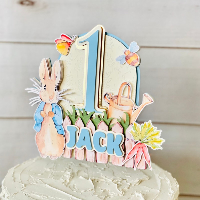 Peter Rabbit Cake Topper - Etsy