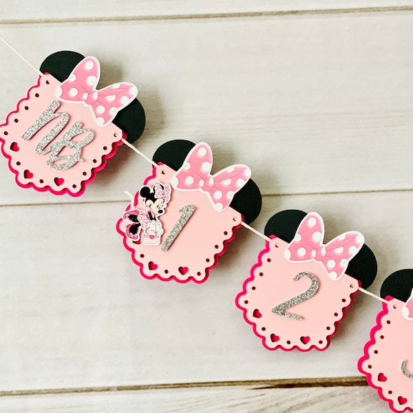 Minnie Mouse Banner - Etsy