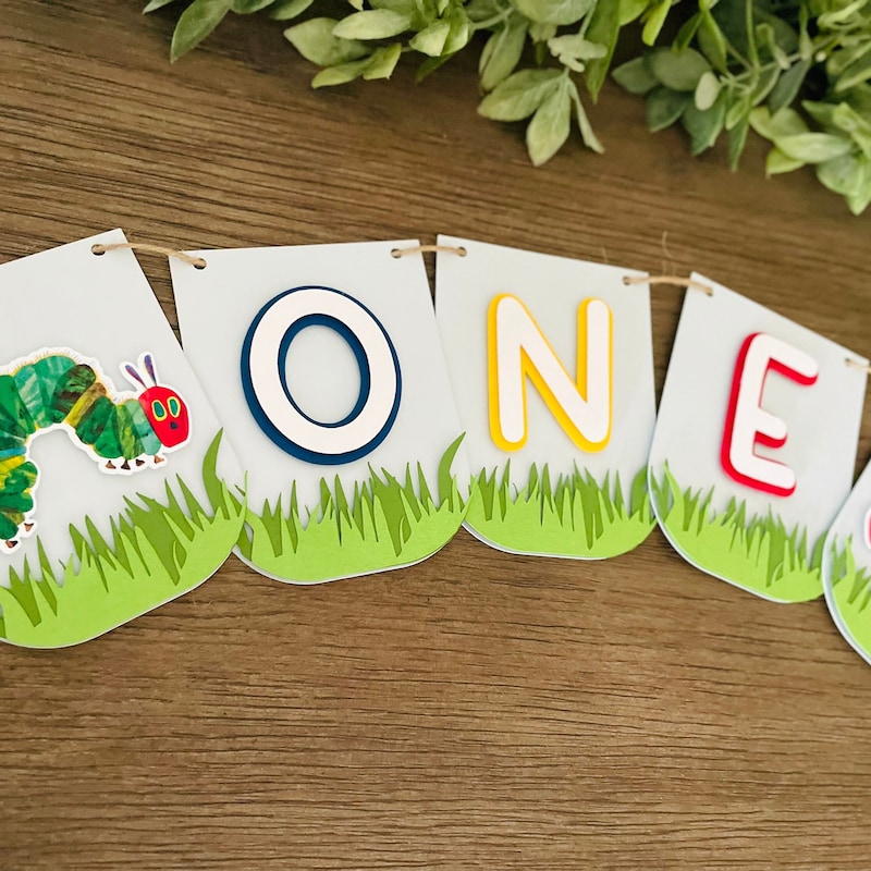 Caterpillar Banner - Etsy