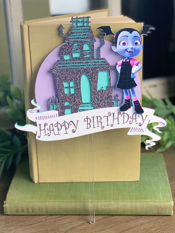 Vampirina Cake Topper Vampirina Birthday Decor Vampirina | Etsy