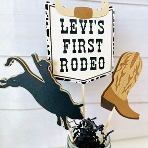My First Rodeo Centerpieces, Western Centerpieces, Cowboy, Cowgirl ...