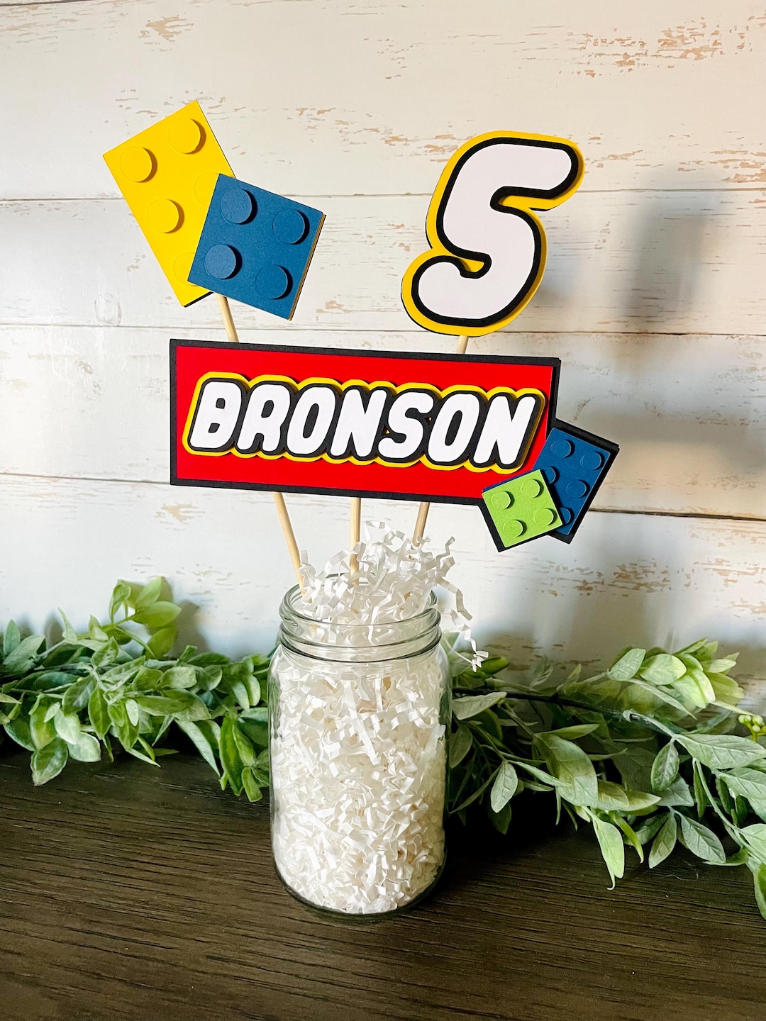 Building Block Centerpieces, Brick Centerpieces - Etsy