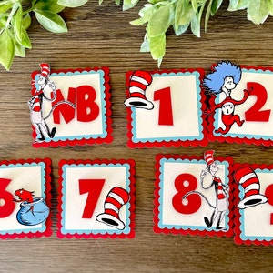 Cat in the Hat Photo Banner, Dr Seuss Birthday Banner, Dr Seuss Photo ...