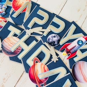 Space Birthday, Space Birthday Banner, Out of This World Theme ...