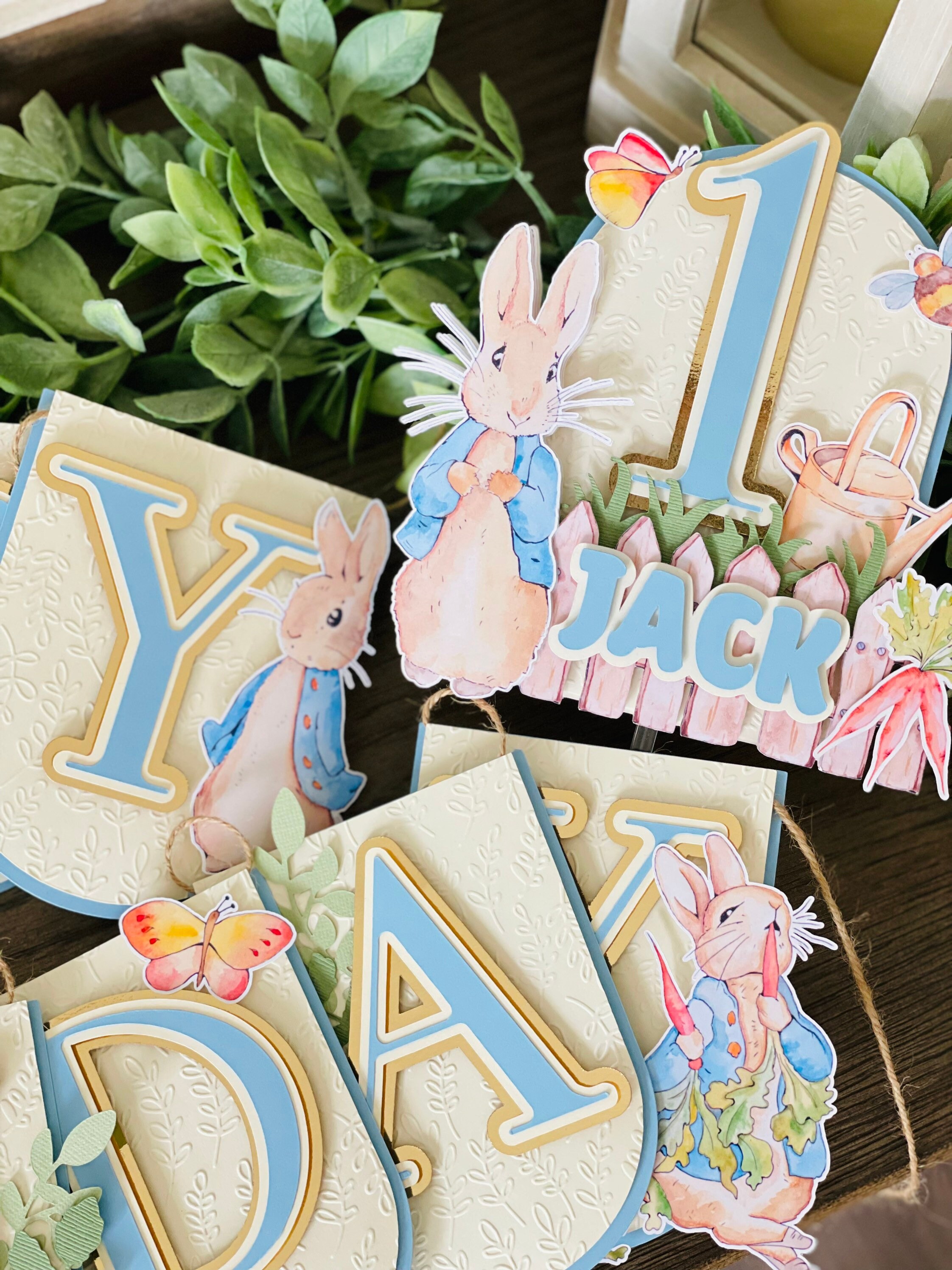 Peter Rabbit Banner Peter Rabbit Decor | Etsy