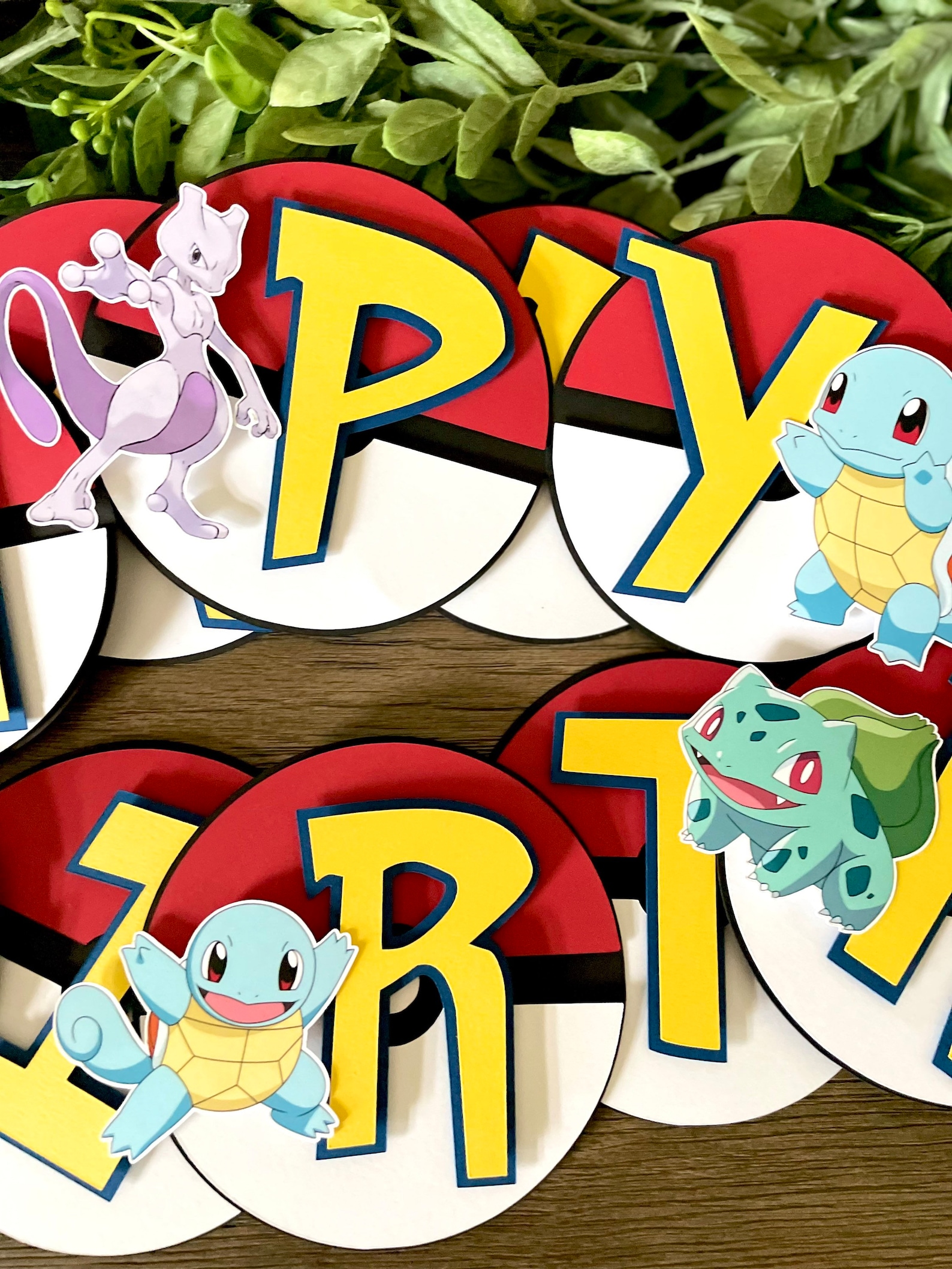 Pokemon Banner Pokemon Birthday Decor Pokemon Party - Etsy