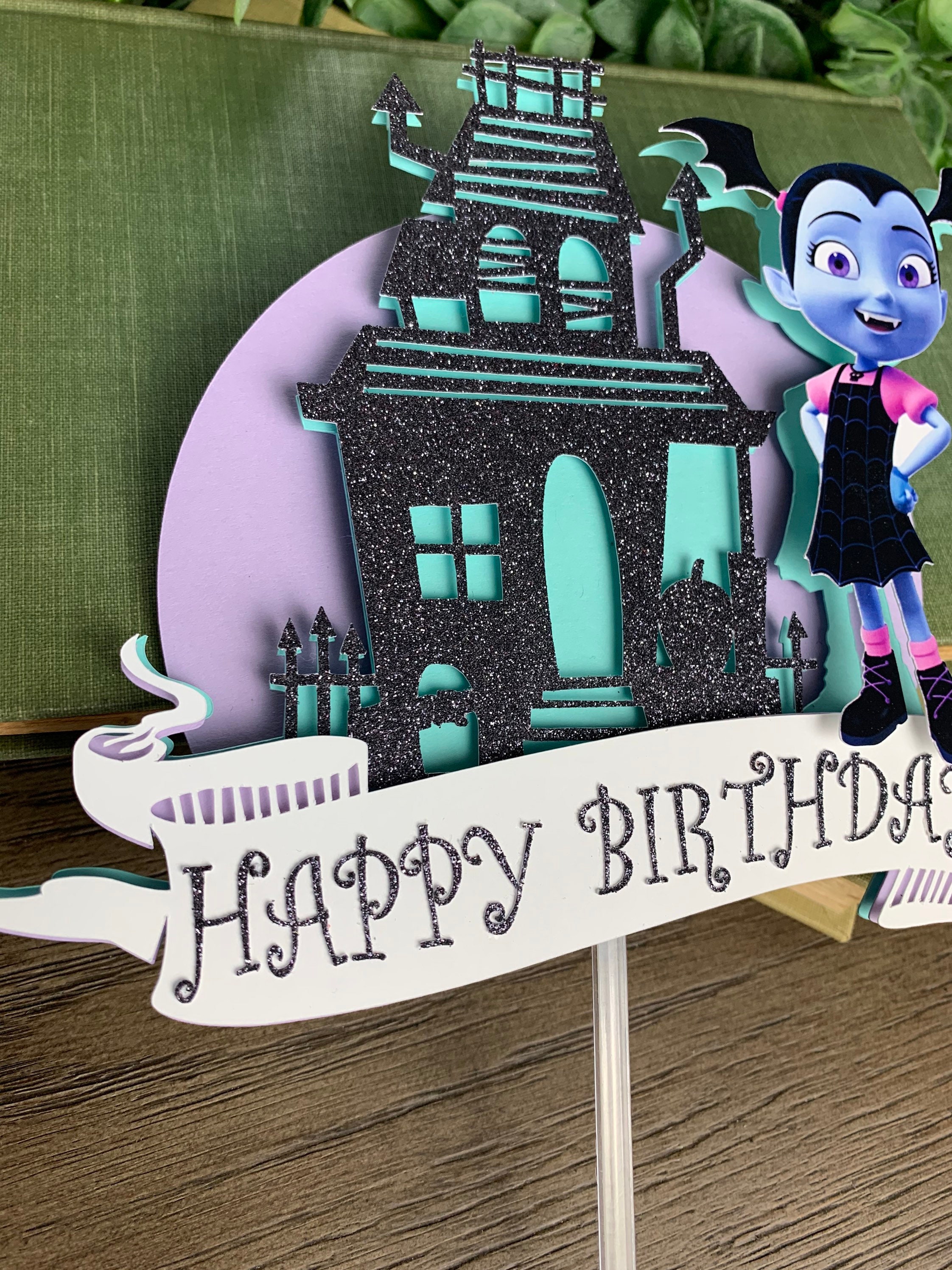 Vampirina Cake Topper, Vampirina Birthday Decor, Vampirina Party - Etsy