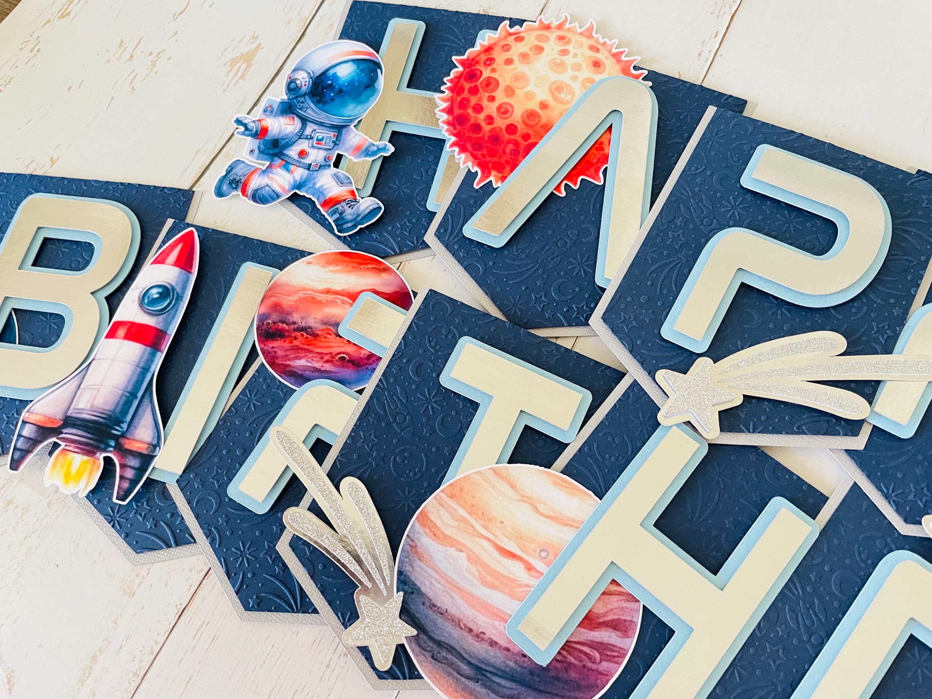 Space Birthday, Space Birthday Banner, Out of This World Theme ...