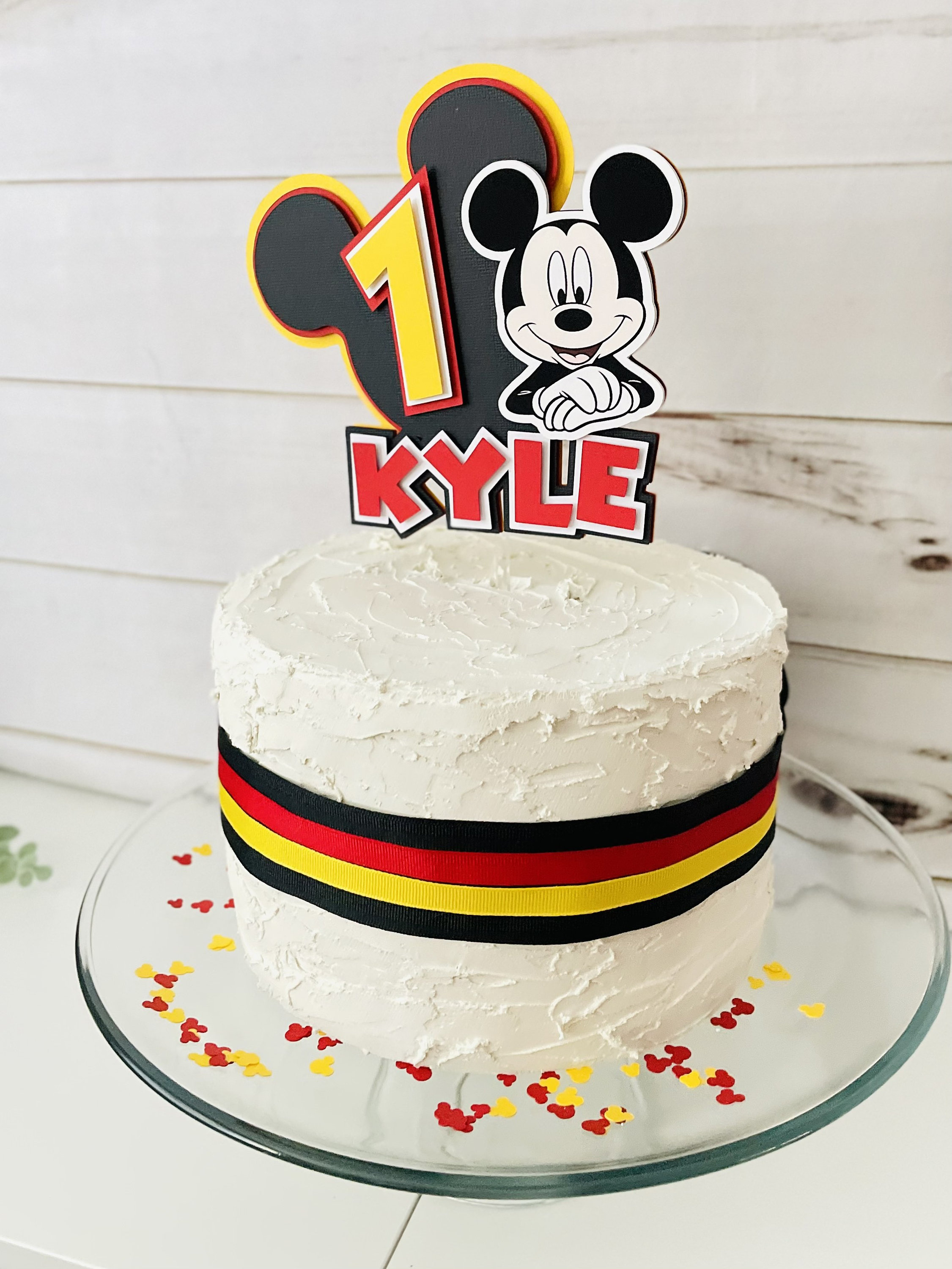 Mickey Cake Topper, Mickey Mouse Decor, Mickey Birthday - Etsy