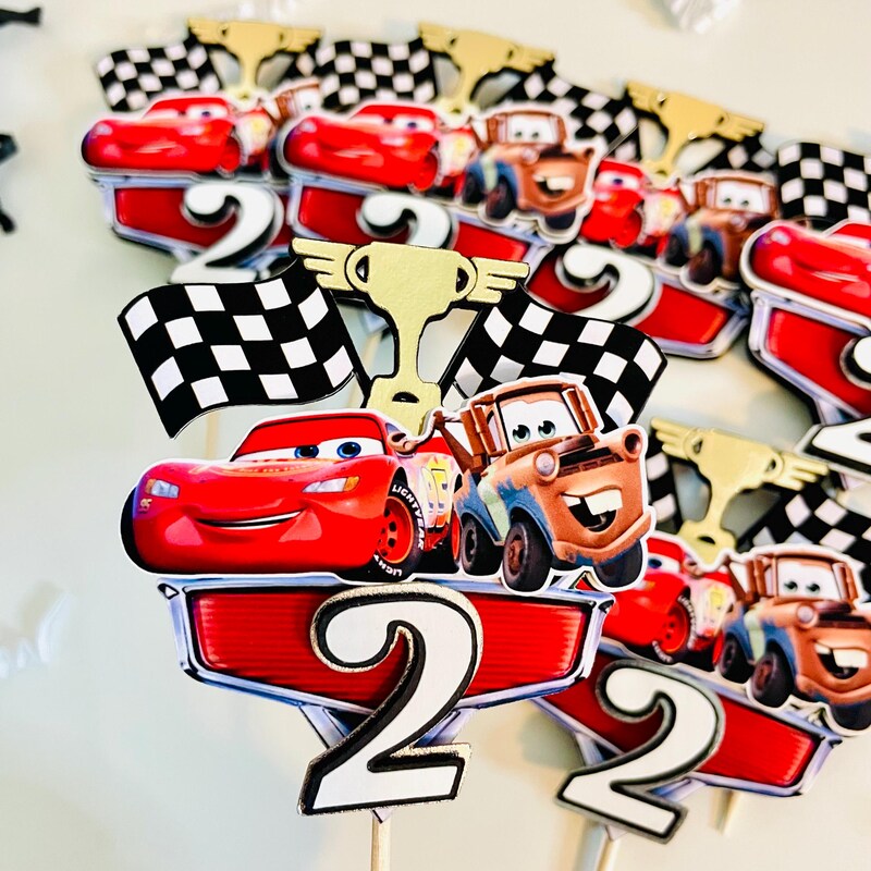 Cars Cupcake Toppers - Etsy