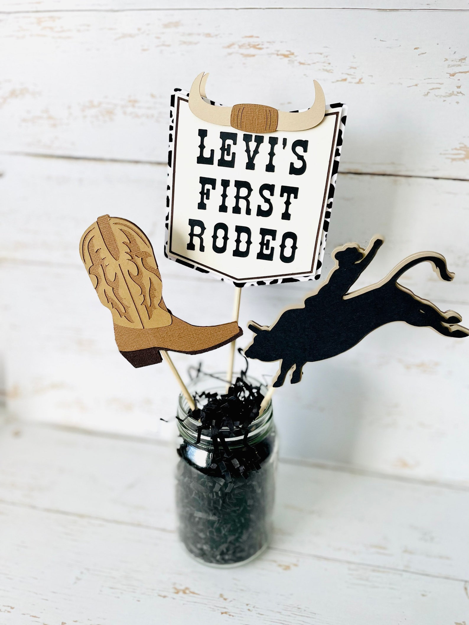 First Rodeo Photo Banner Western Monthly Banner Cowboy Photo - Etsy