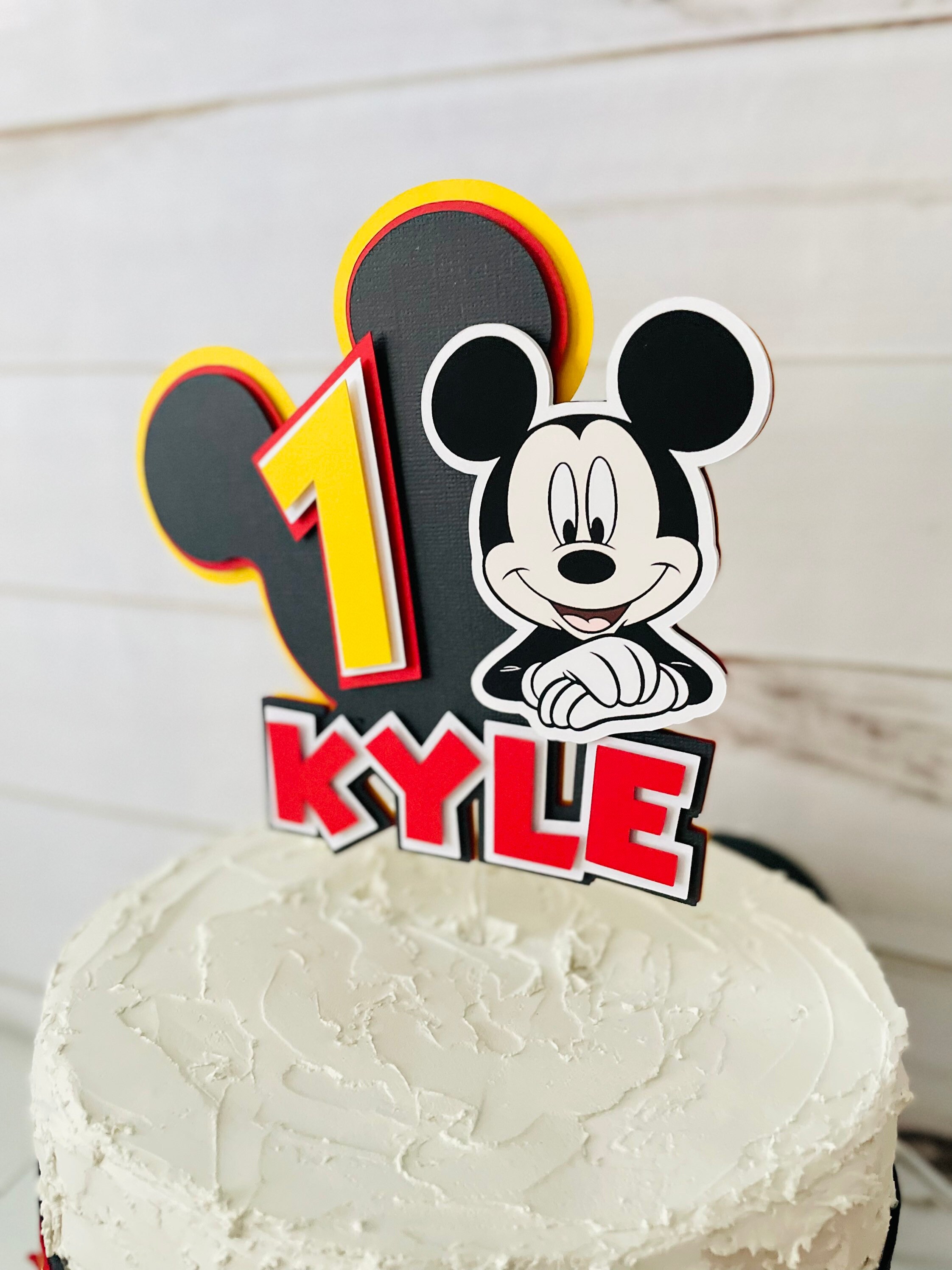Mickey Cake Topper Mickey Mouse Decor Mickey Birthday - Etsy