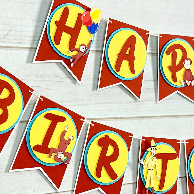 Curious George Decor - Etsy