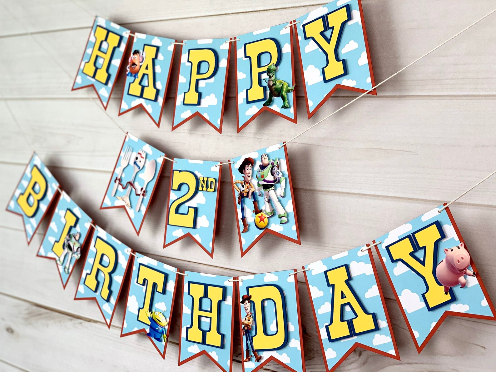 Toy Story Banner Toy Story Birthday Banner Toy Story Decor - Etsy