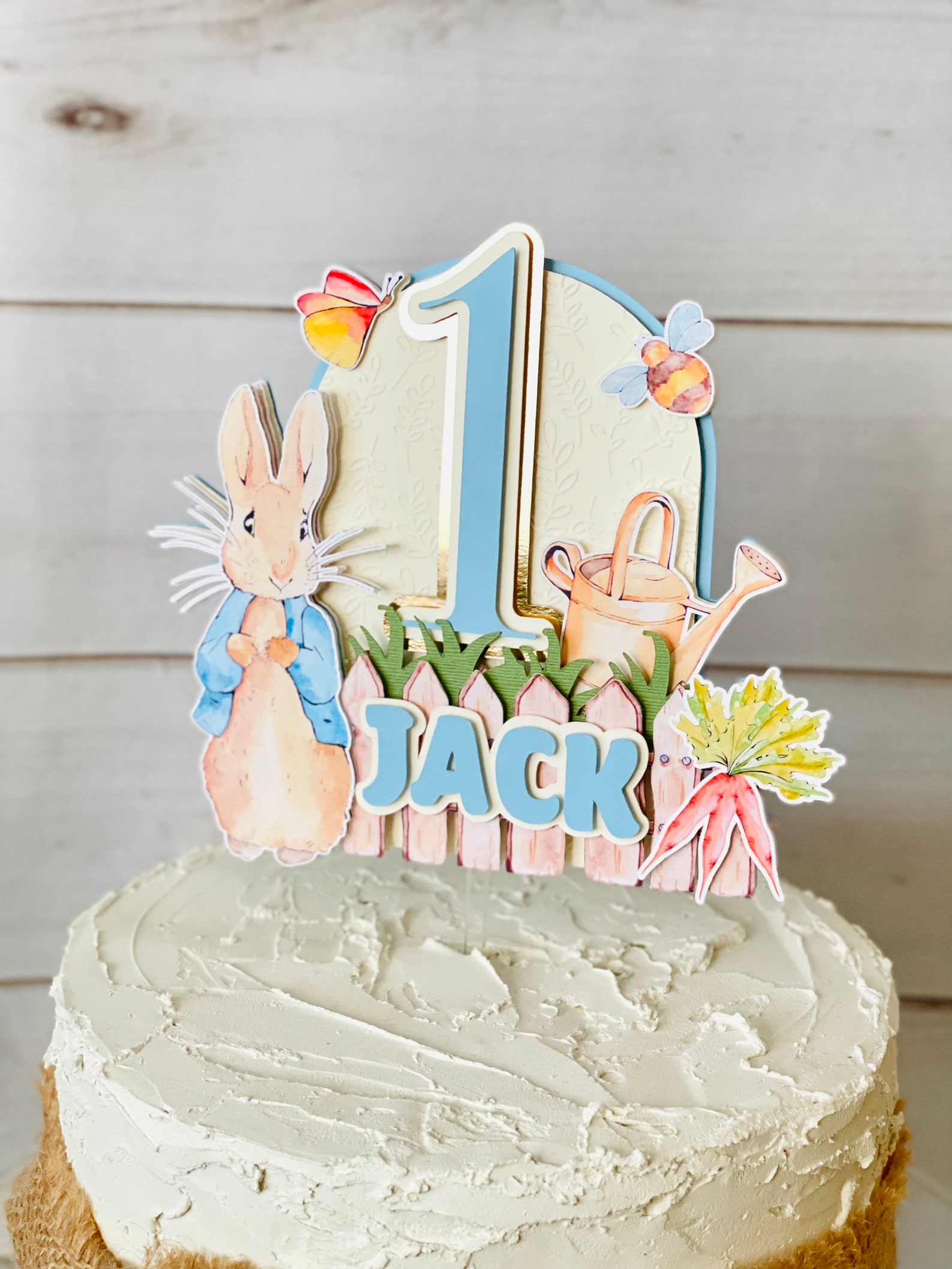 Peter Rabbit Cake Topper, Peter Rabbit Decor - Etsy