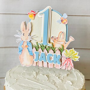 Peter Rabbit Cake Topper, Peter Rabbit Decor - Etsy