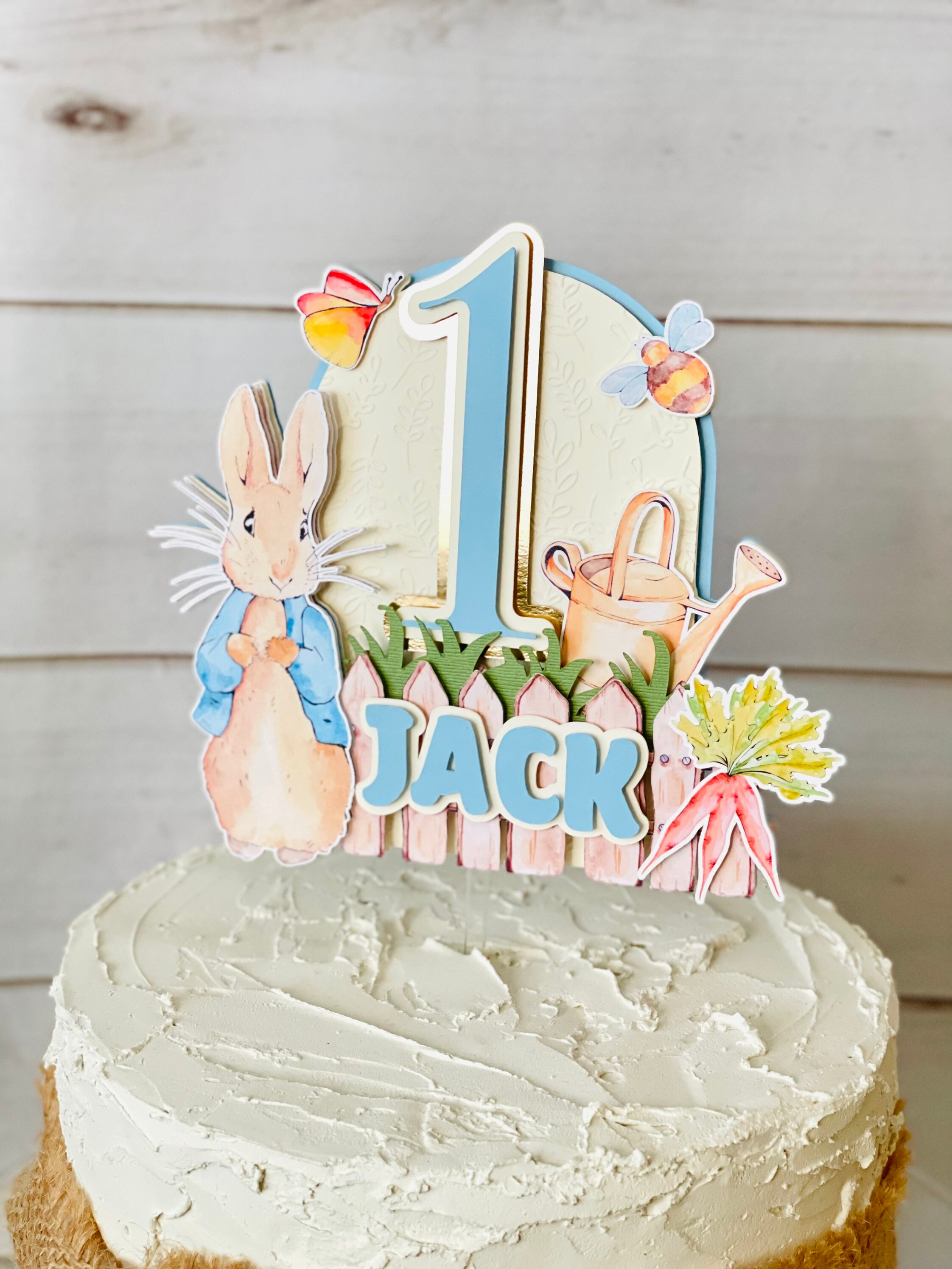 Peter Rabbit Cake Topper, Peter Rabbit Decor - Etsy Canada