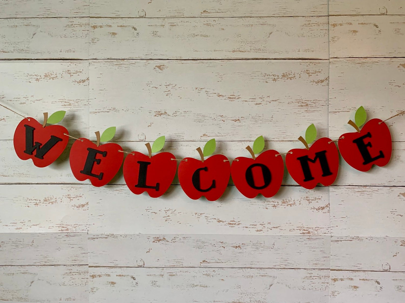 Welcome Banner - Apple Banner - Apple - Classroom - Teacher Banner ...