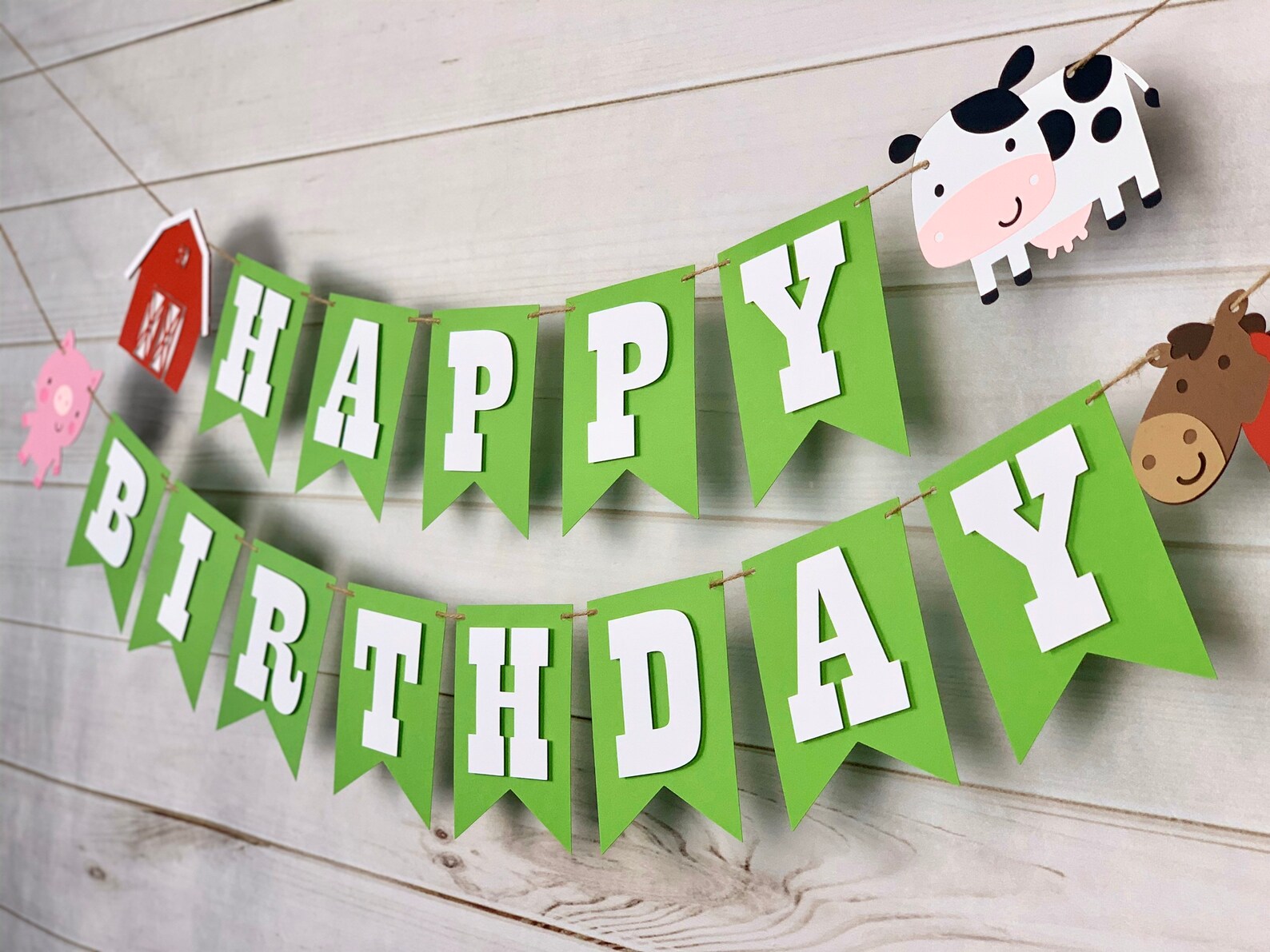 Farm Animal Banner Barnyard Banner Barnyard Theme Party | Etsy