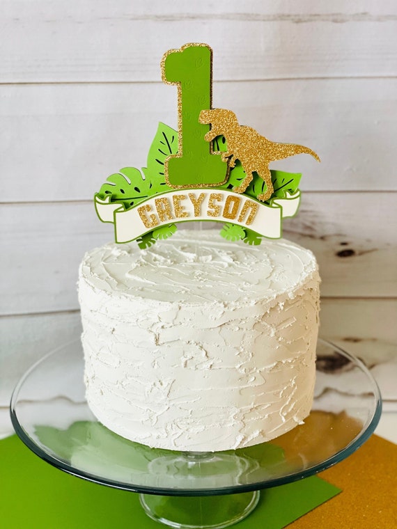 Dinosaur Cake Topper Dino Cake Topper Dinosaur Birthday - Etsy