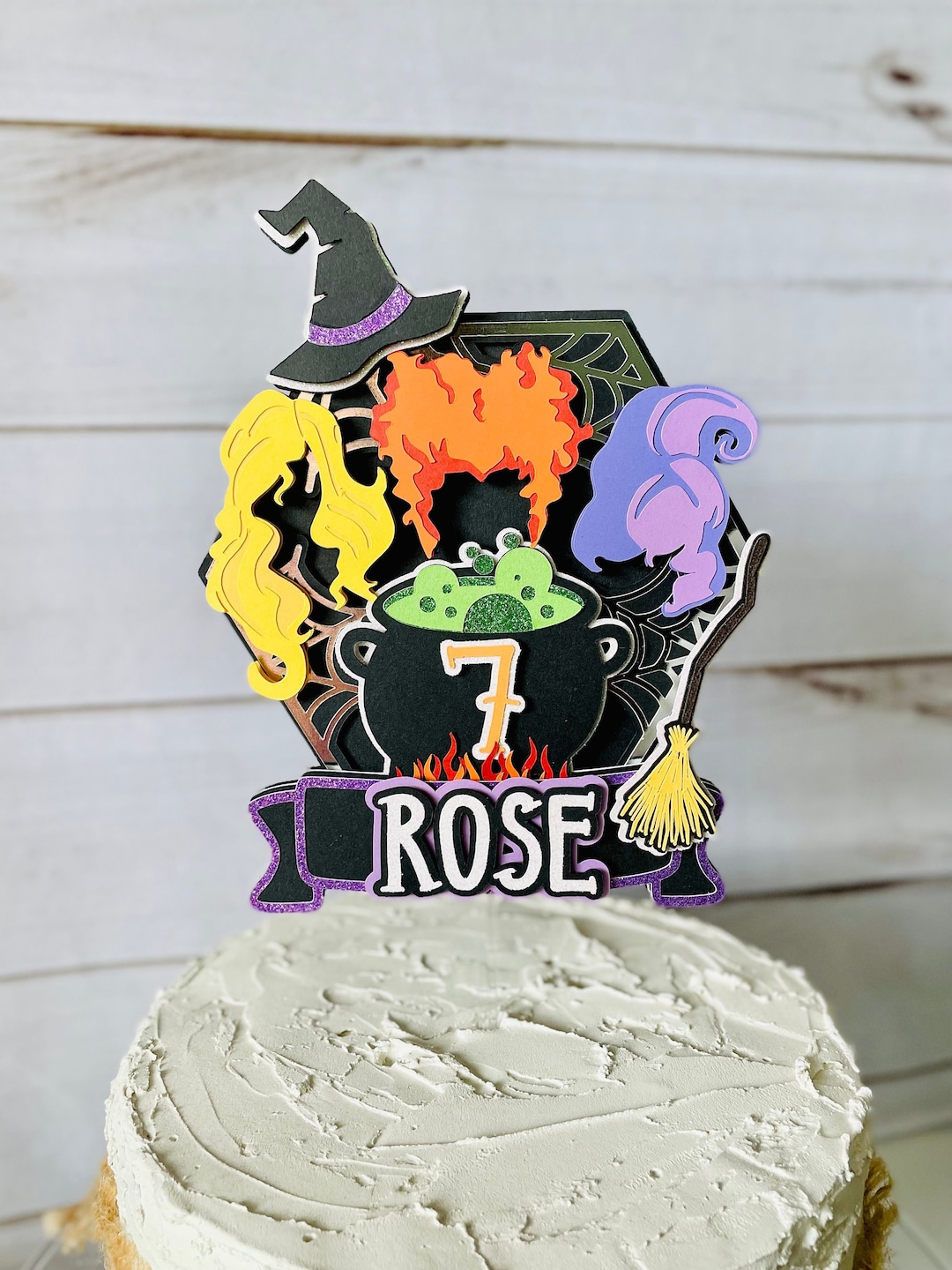 Hocus Pocus Cake Topper, Halloween Cake Topper, Sanderson Sisters ...