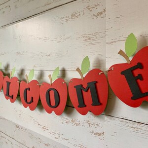 Welcome Banner - Apple Banner - Apple - Classroom - Teacher Banner ...