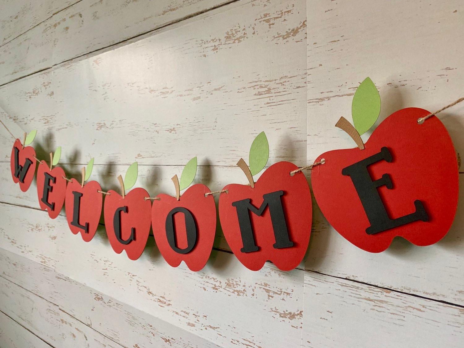 Welcome Banner - Apple Banner - Apple - Classroom - Teacher Banner ...