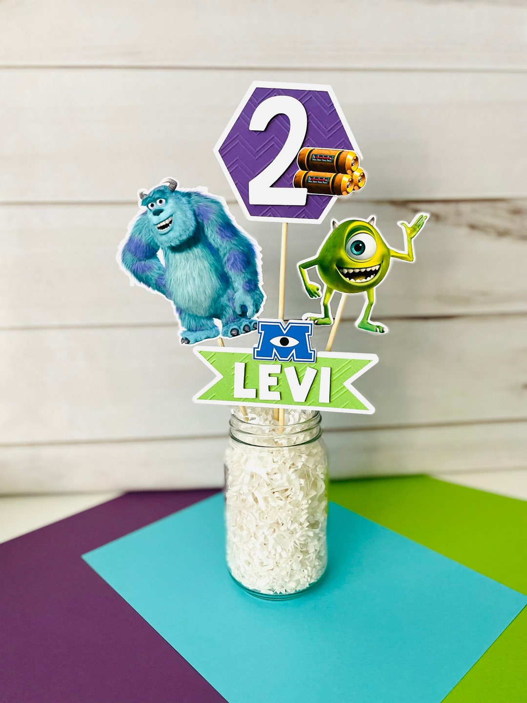 Monsters Inc Centerpieces, Monster Birthday, Monster Decorations - Etsy