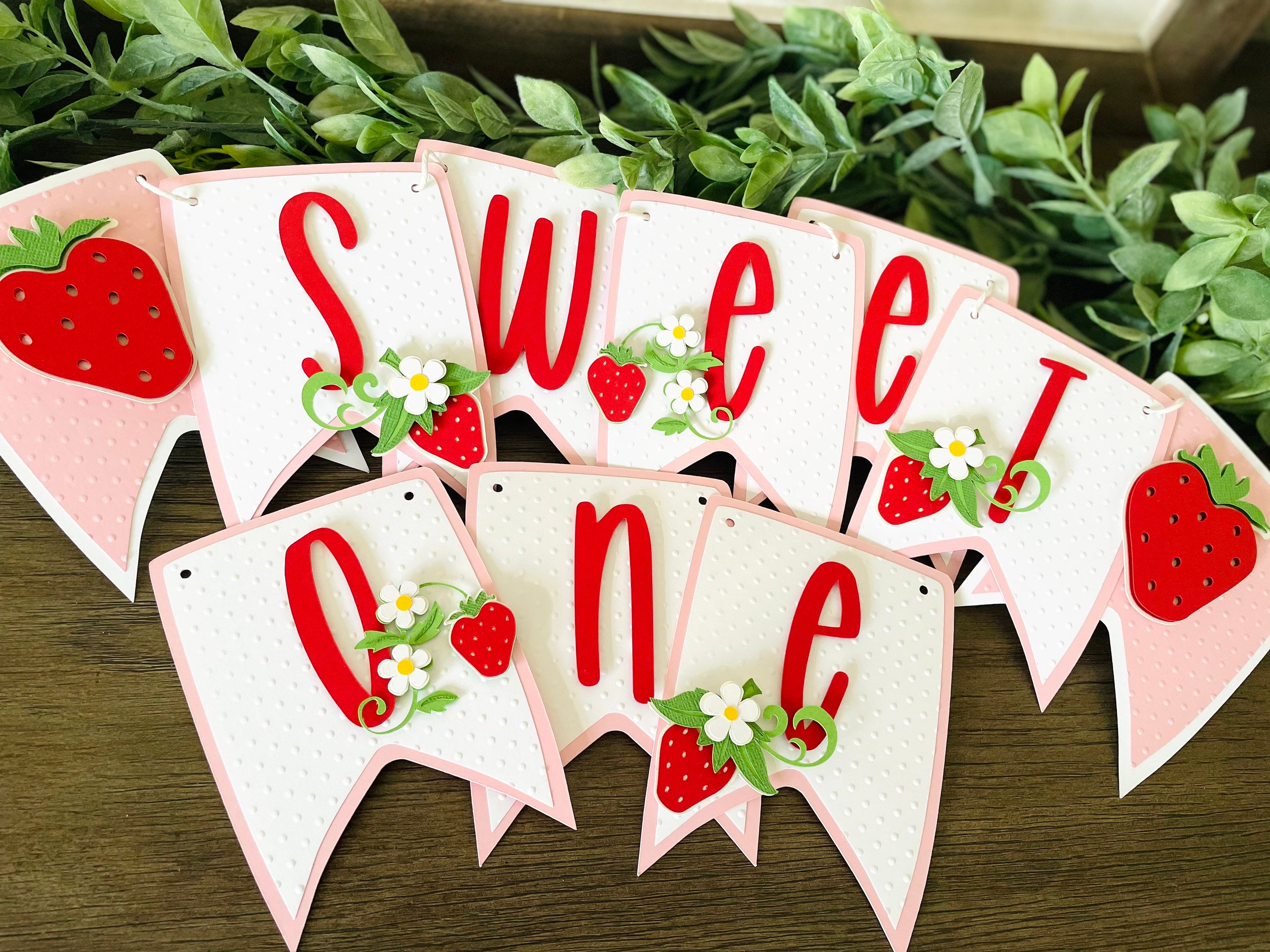 Strawberry Photo Banner Berry Monthly Banner Strawberry - Etsy